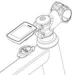 Enduro MTB top tube computer mount – 76 Projects